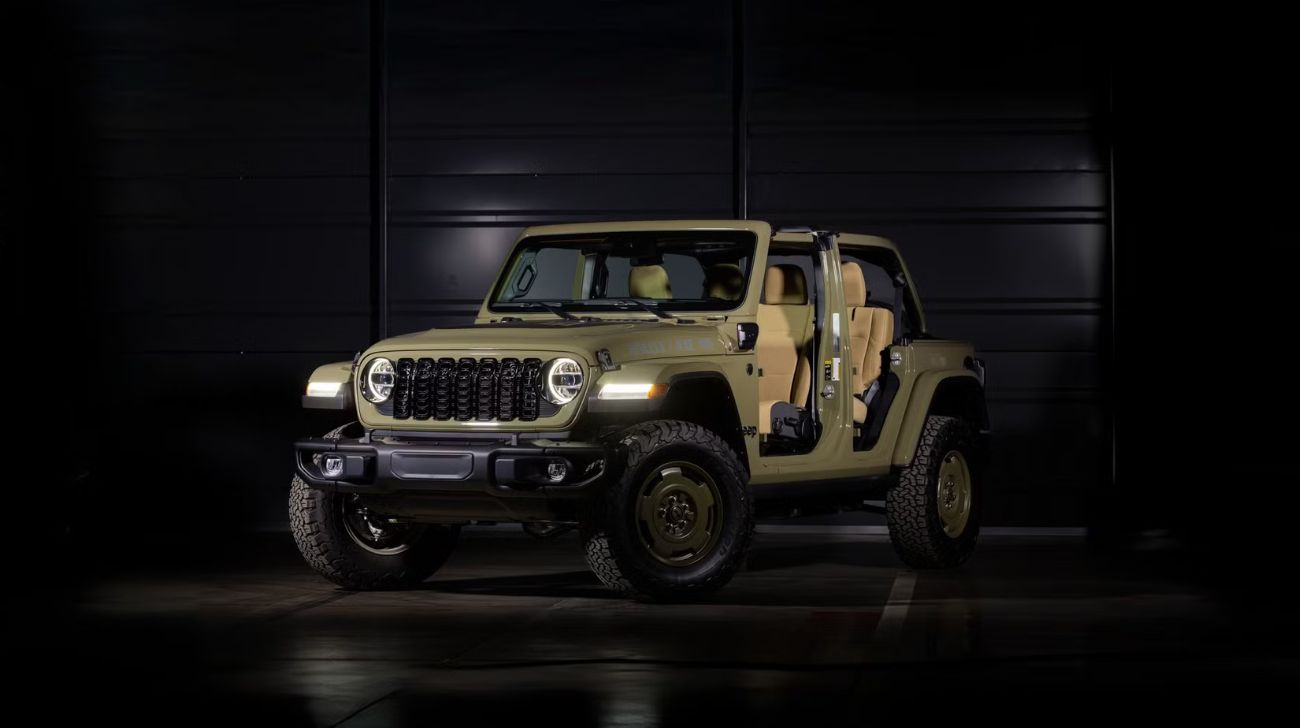 Jeep Wrangler 4xe pays homage to the WW2 Willys MB
